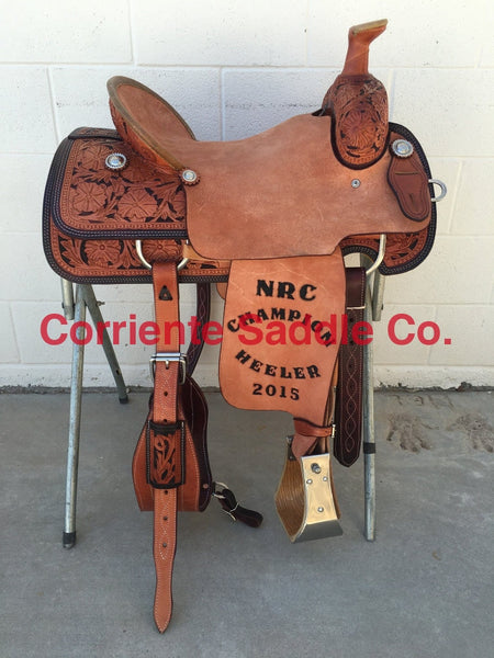 CSR 100B Corriente Team Roping Saddle | Corriente Saddle